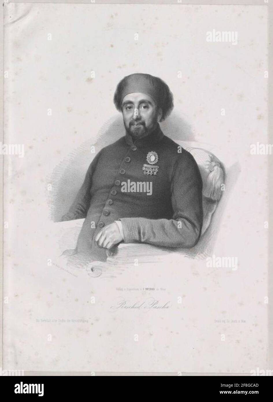 Reschid Pasha Mustafa Mehmed Stock Photo - Alamy