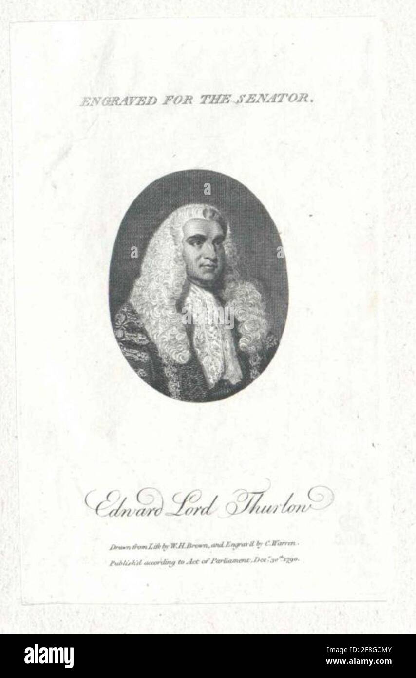 Baron thurlow hi-res stock photography and images - Alamy