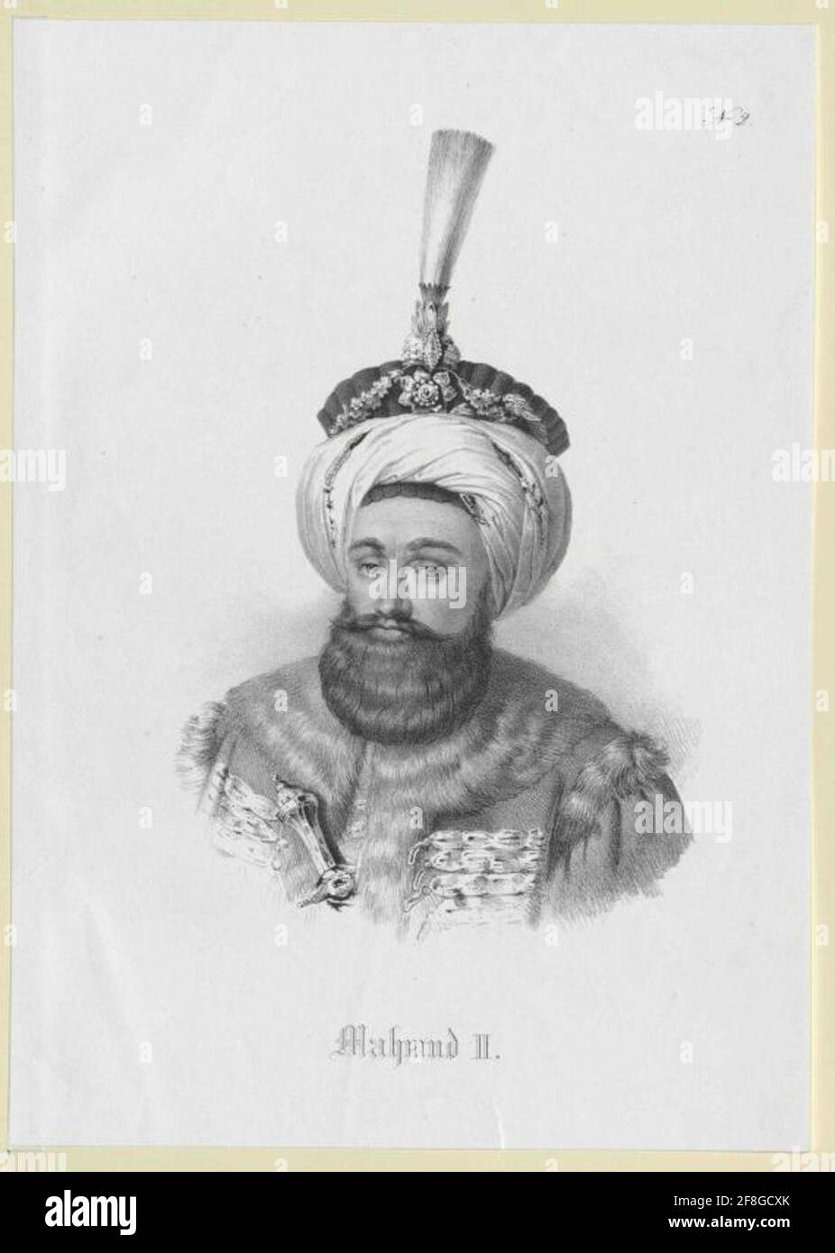 Machmud II Sultan of Turkey Stock Photo - Alamy