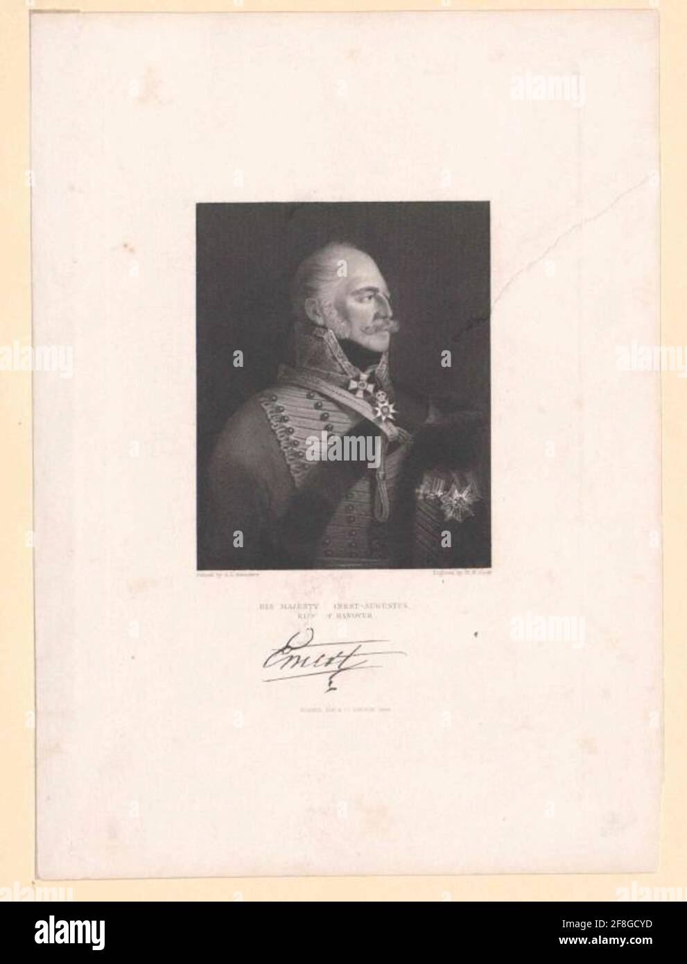 Ernst August II., King of Hanover Stock Photo - Alamy