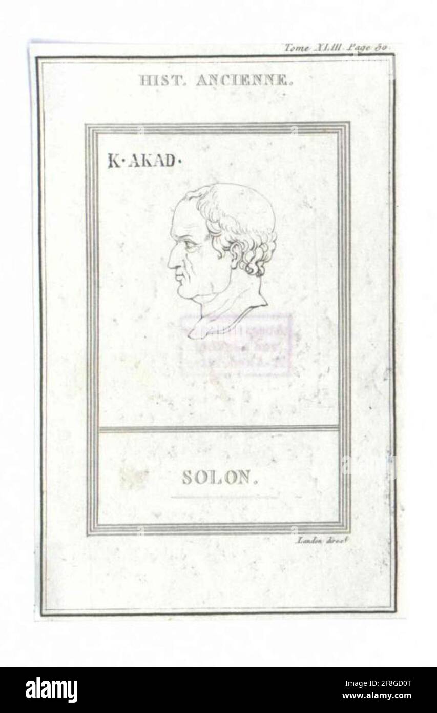 Solon of athens hi-res stock photography and images - Alamy