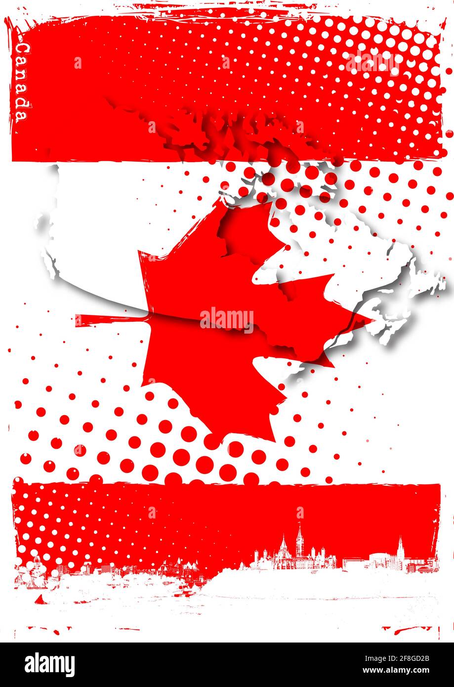 Canada poster Stock Vector Images - Alamy
