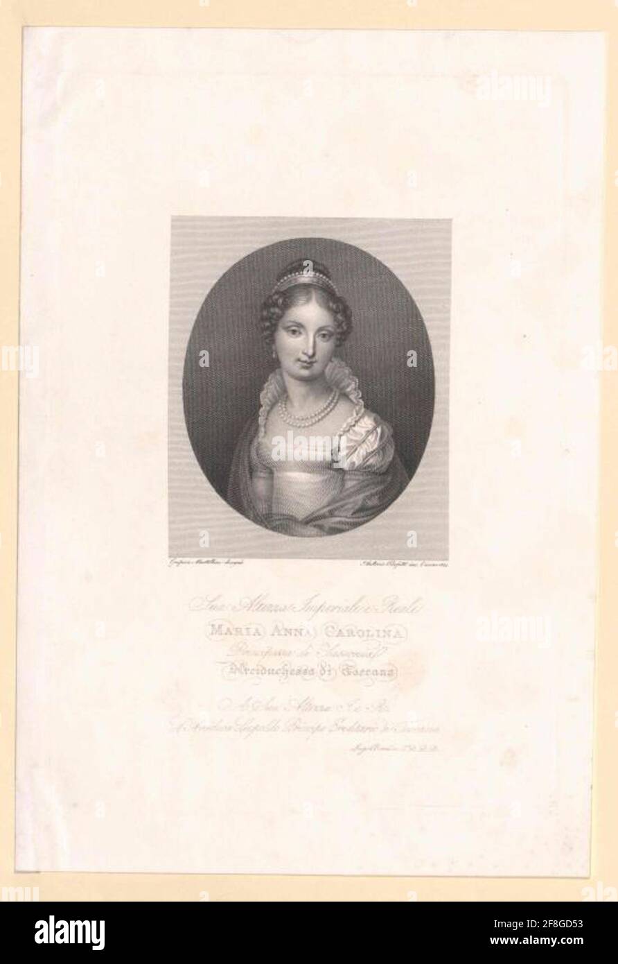 Marie Anna, Princess of Saxony Stock Photo - Alamy