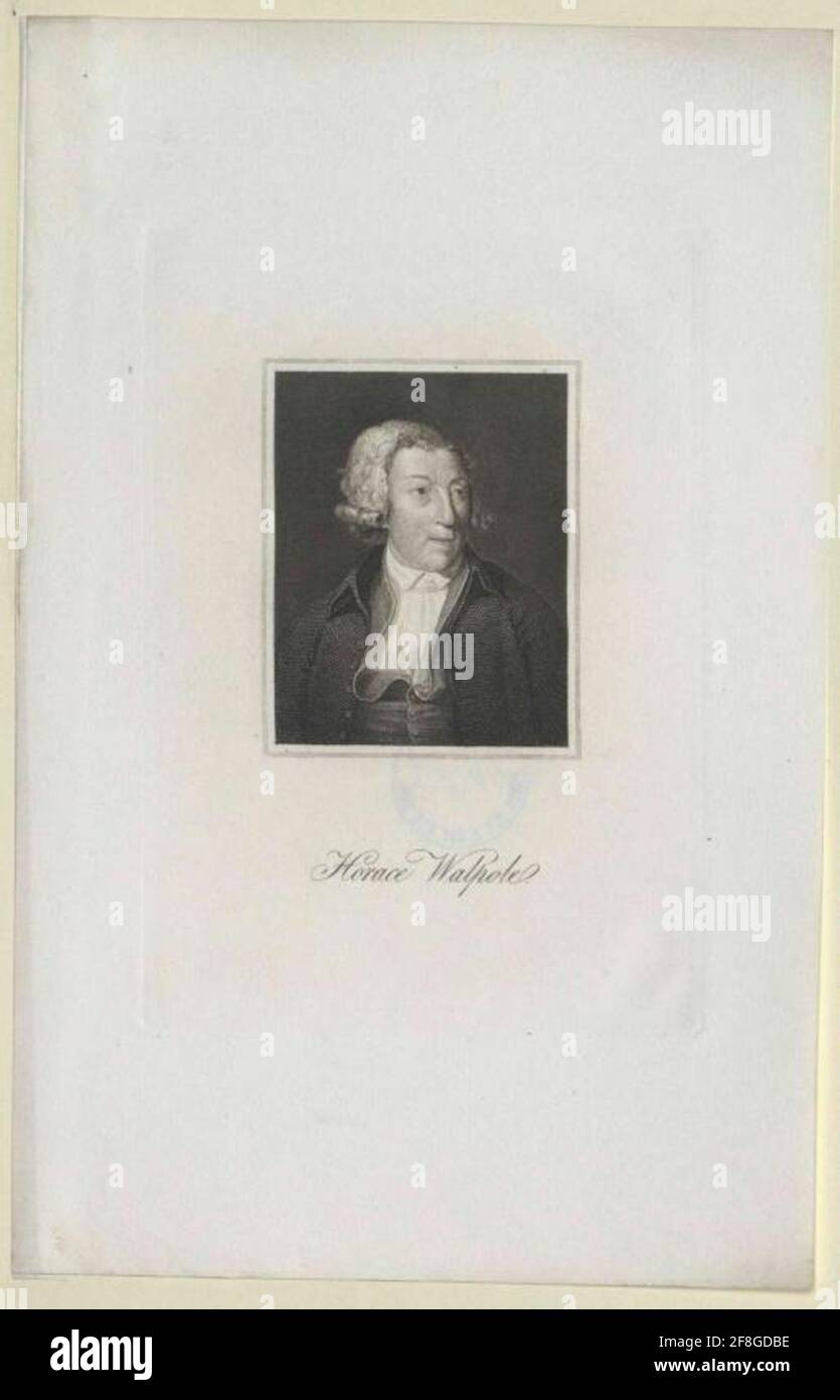 Walpole, Horatio Earl of Orford Stock Photo - Alamy