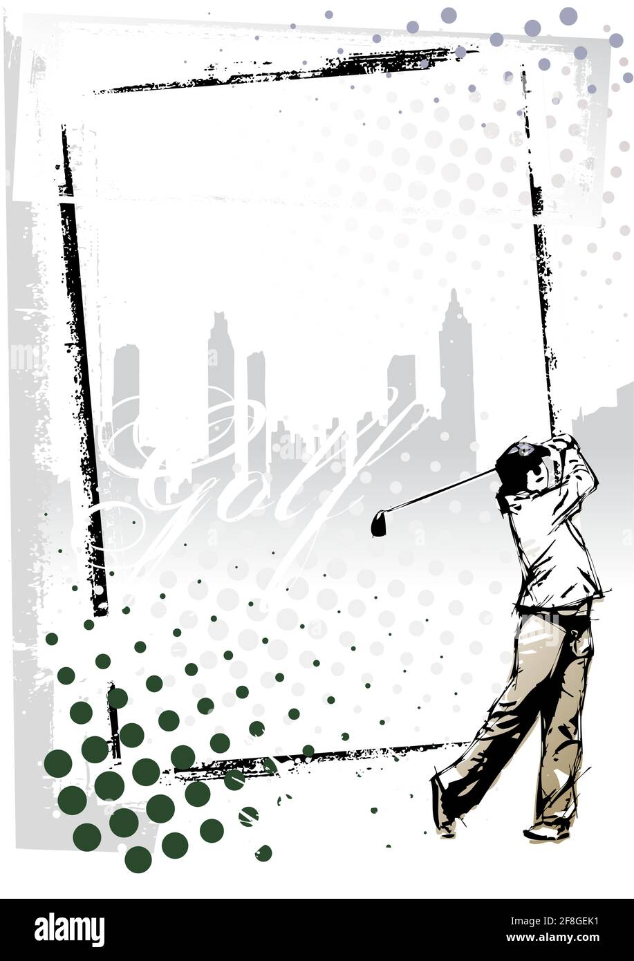 golf poster background Stock Vector Image & Art - Alamy