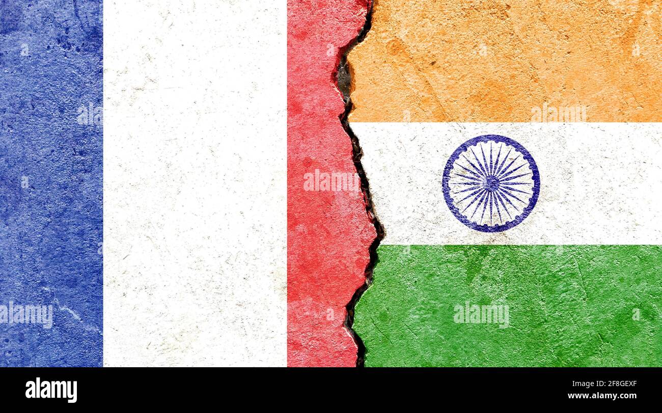 French And Indian Flags