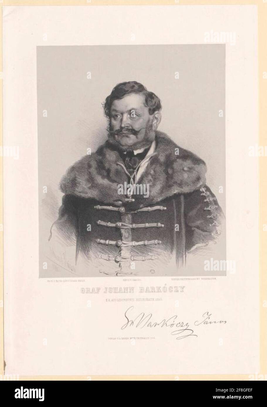 Barker-shawl, Johann Graf Stock Photo - Alamy