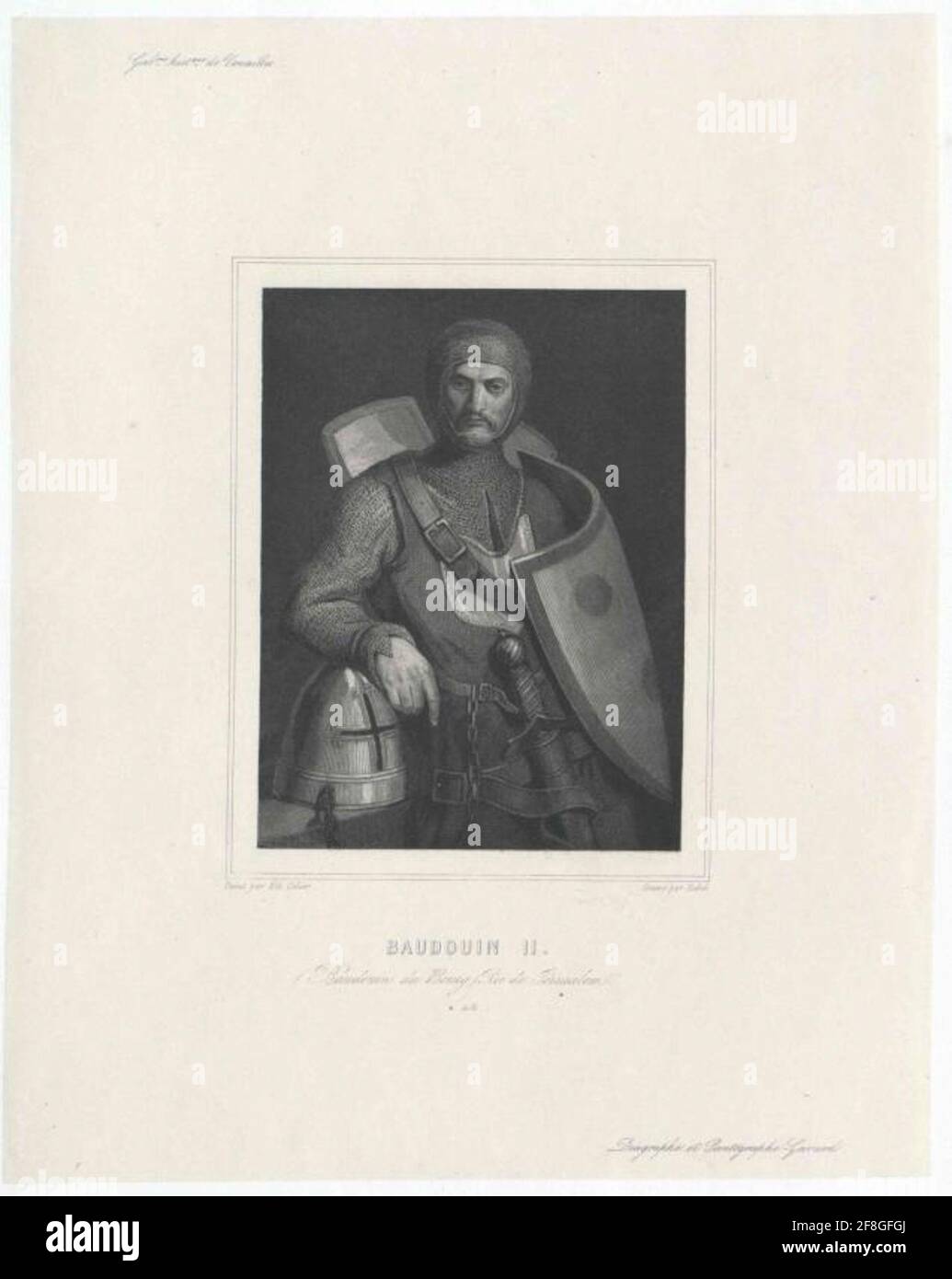 Balduin II., King of Jerusalem Stock Photo - Alamy