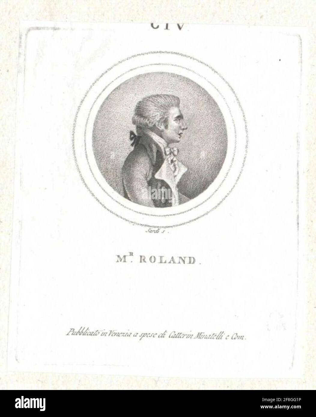 Roland de la Platier, Jean Marie Stock Photo - Alamy