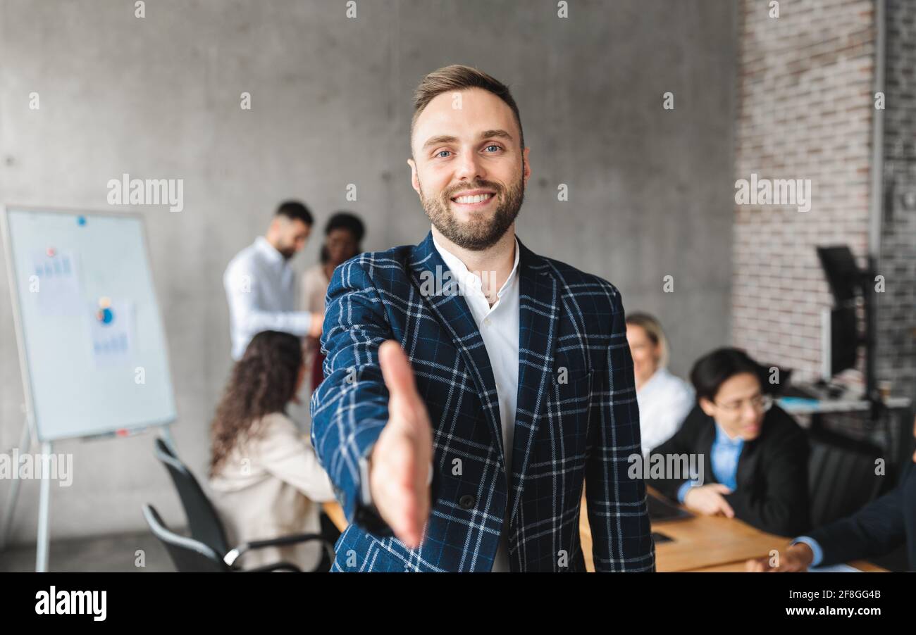 Successful handshake in diverse business hi-res stock photography and ...