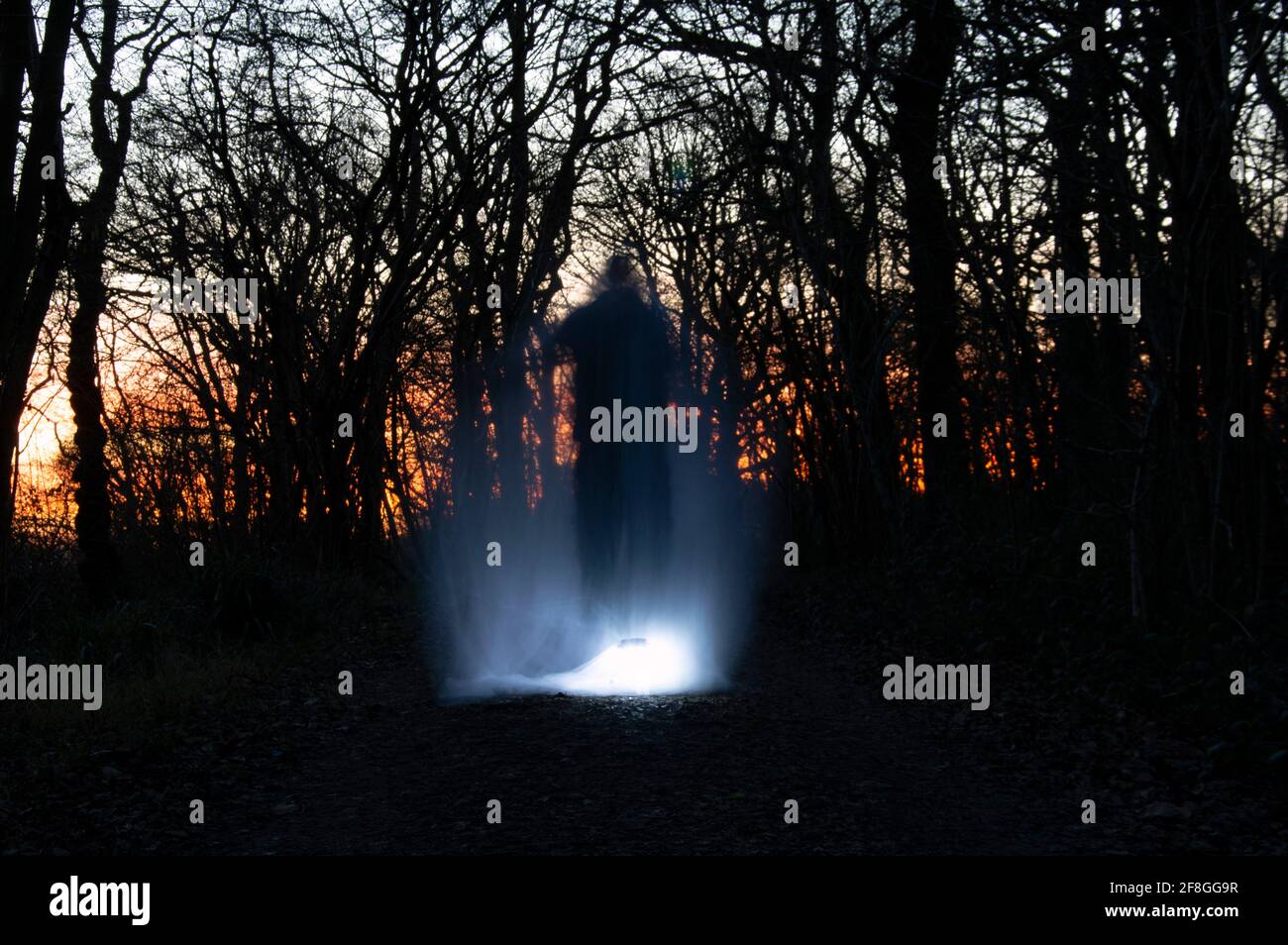 Mystery forest figure dark hi-res stock photography and images - Alamy