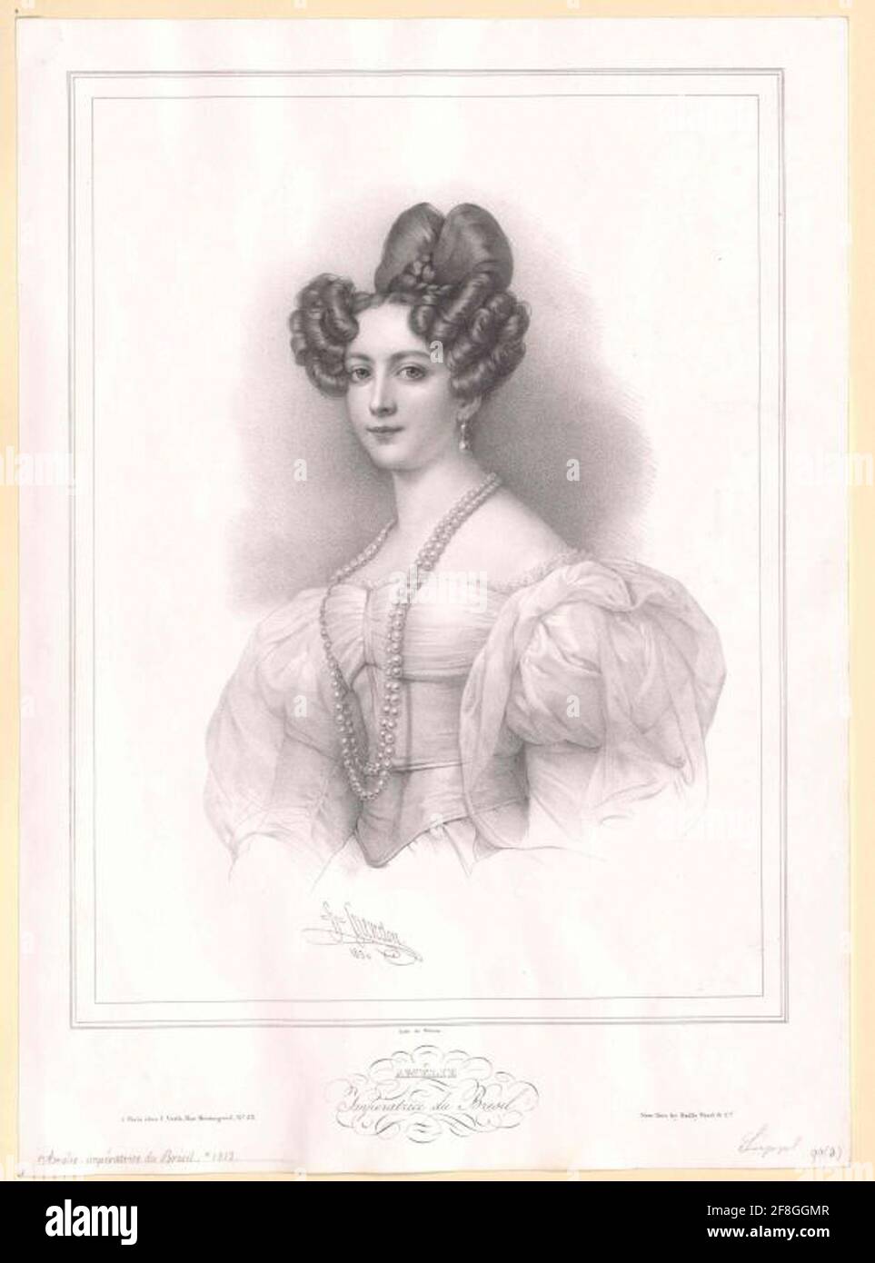 Leuchtenberg, Amélie Princess Stock Photo - Alamy