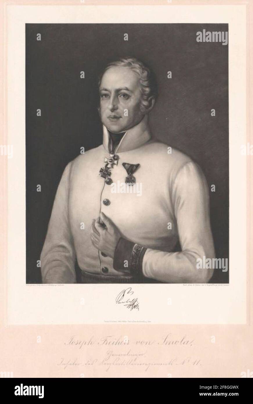 Smola, Josef Freiherr von Stock Photo - Alamy