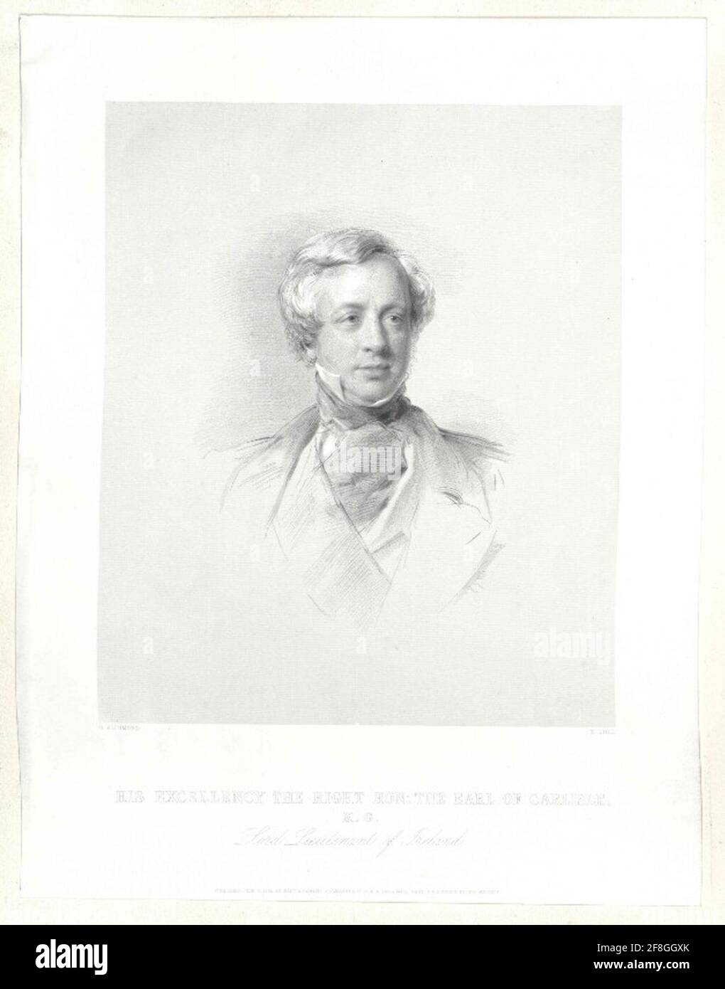 Howard, 7. Earl of Carlisle, George William Frederick Stock Photo - Alamy