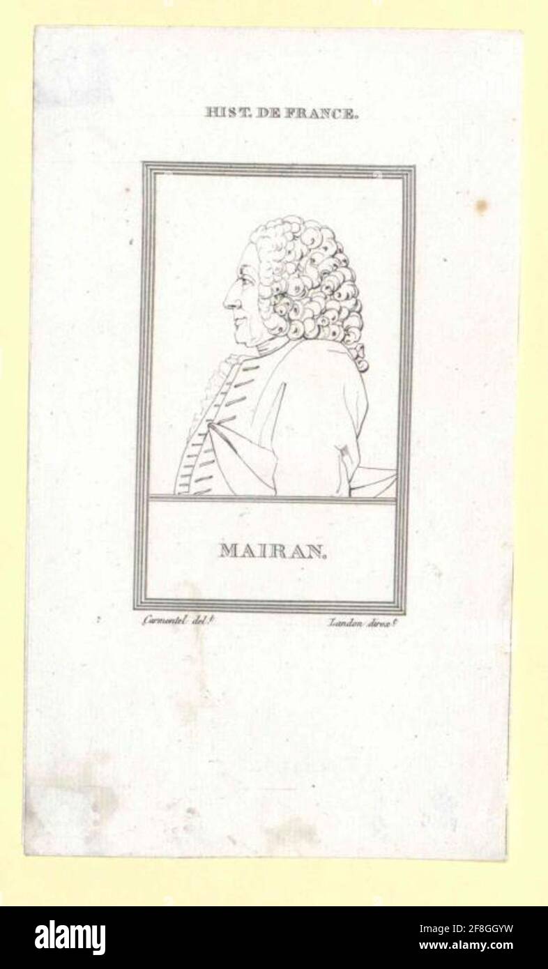 Mairan, Jean Jaques Stock Photo - Alamy