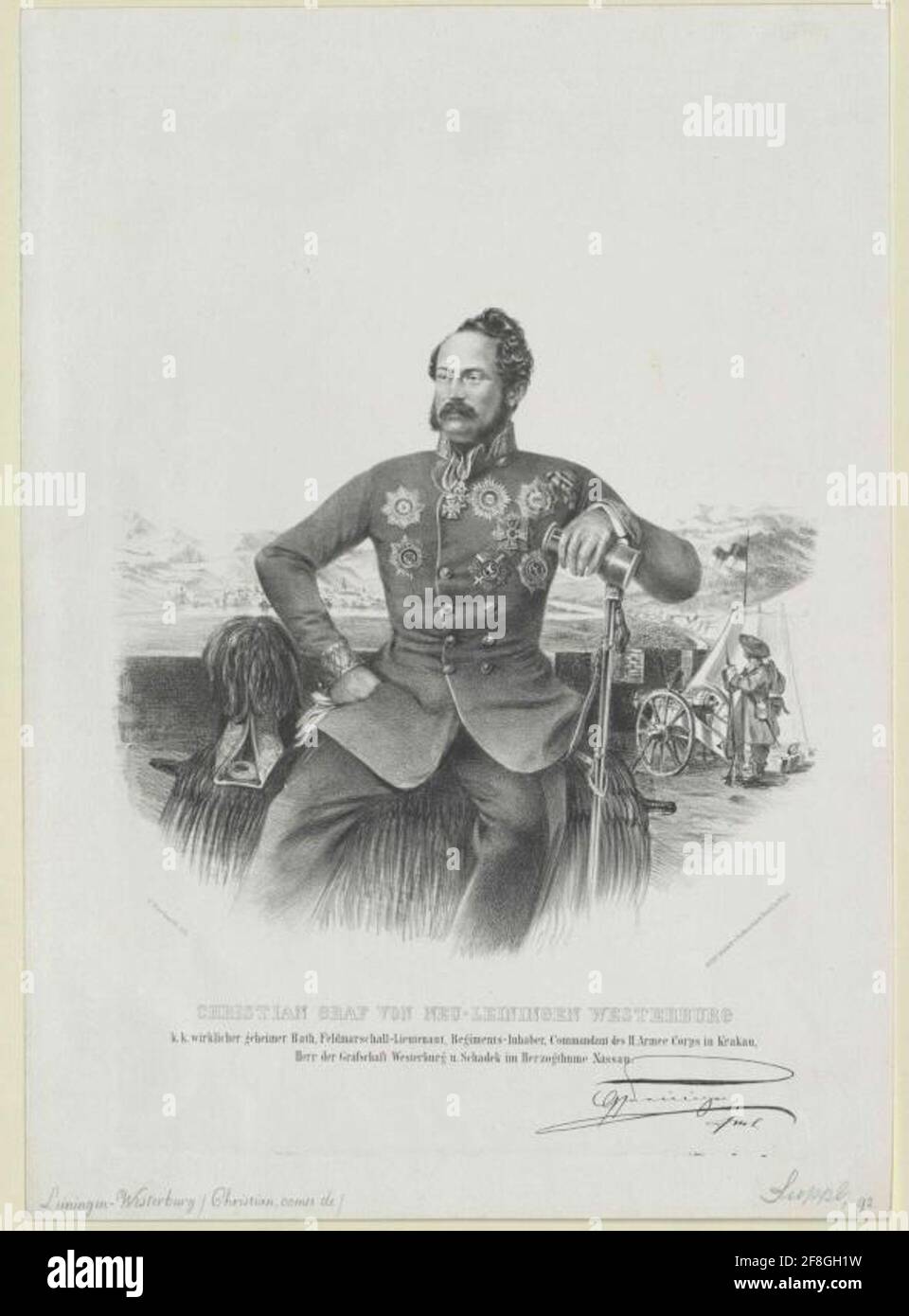 Leiningen-Westerburg, Christian Graf Stock Photo - Alamy