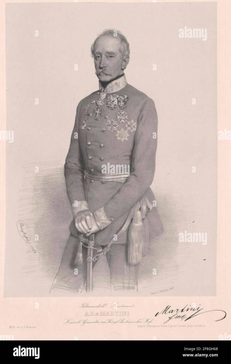 Martini, Anton Stefan Knight of Stock Photo - Alamy