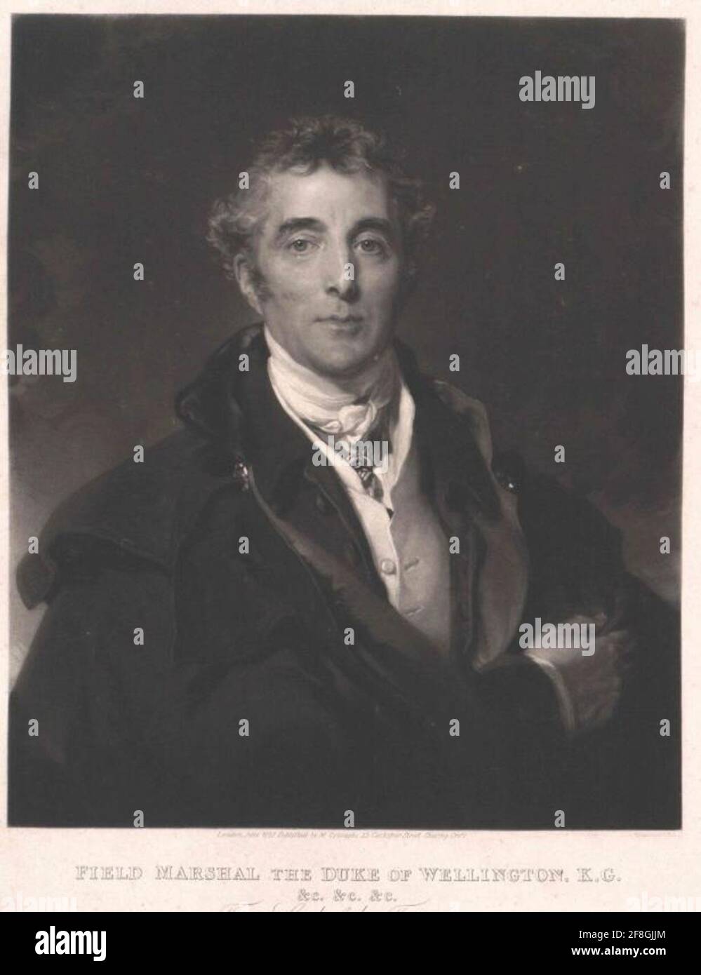 Wellington, Arthur Wellesley Duke of Stock Photo - Alamy