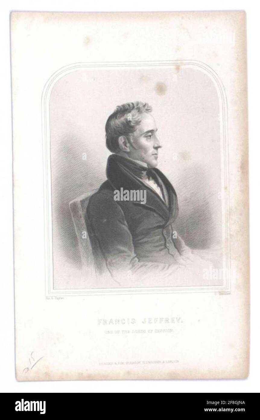 Jeffrey, Lord Jeffrey, Francis Stock Photo - Alamy