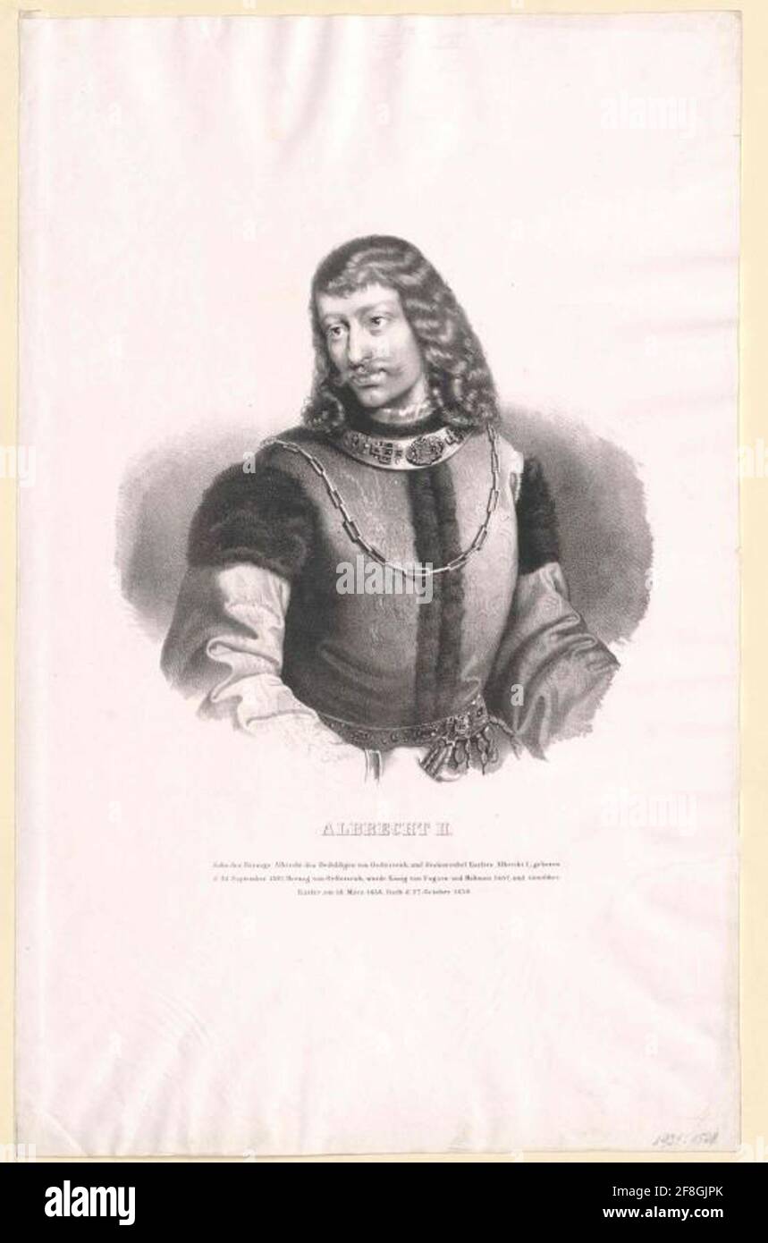 Albrecht II, German king Stock Photo - Alamy