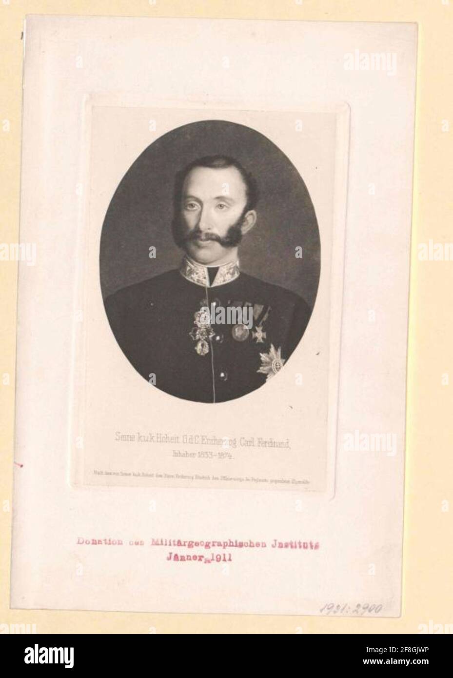 Karl Ferdinand, Archduke of Austria Stock Photo - Alamy