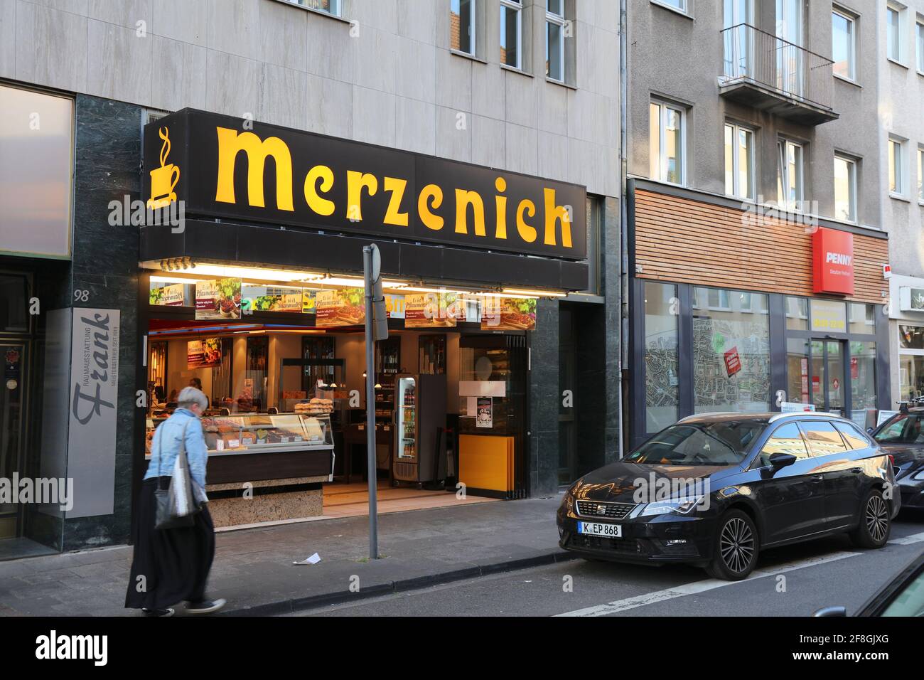 COLOGNE, GERMANY - SEPTEMBER 22, 2020: Merzenich bakery in Cologne ...