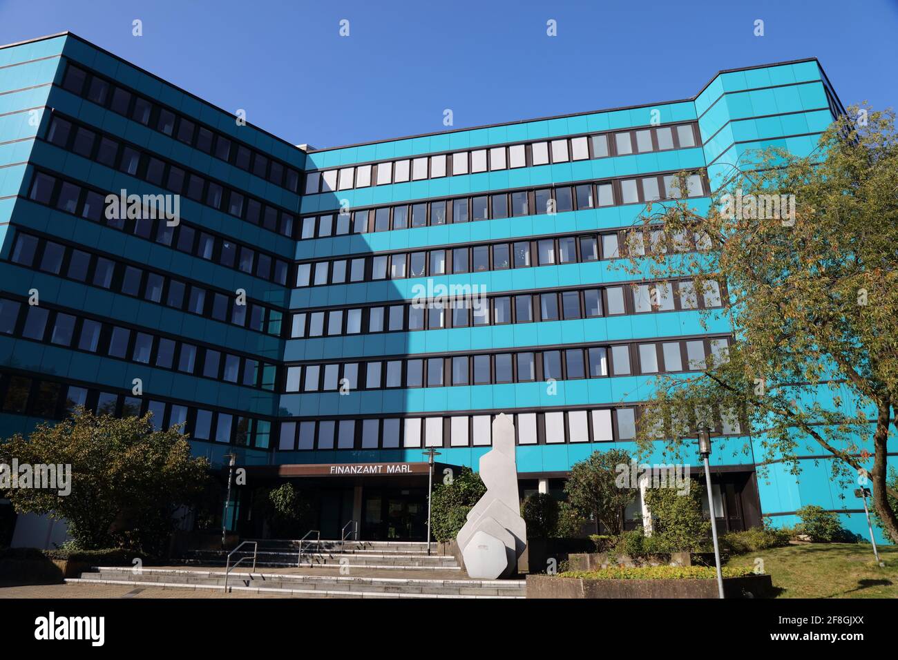 MARL, GERMANY - SEPTEMBER 20, 2020: Tax office (Finanzamt) of Marl ...