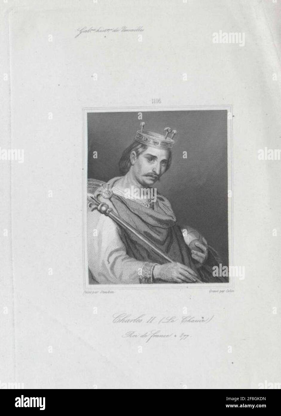 Karl II, the Kahle, Roman Emperor Stock Photo - Alamy