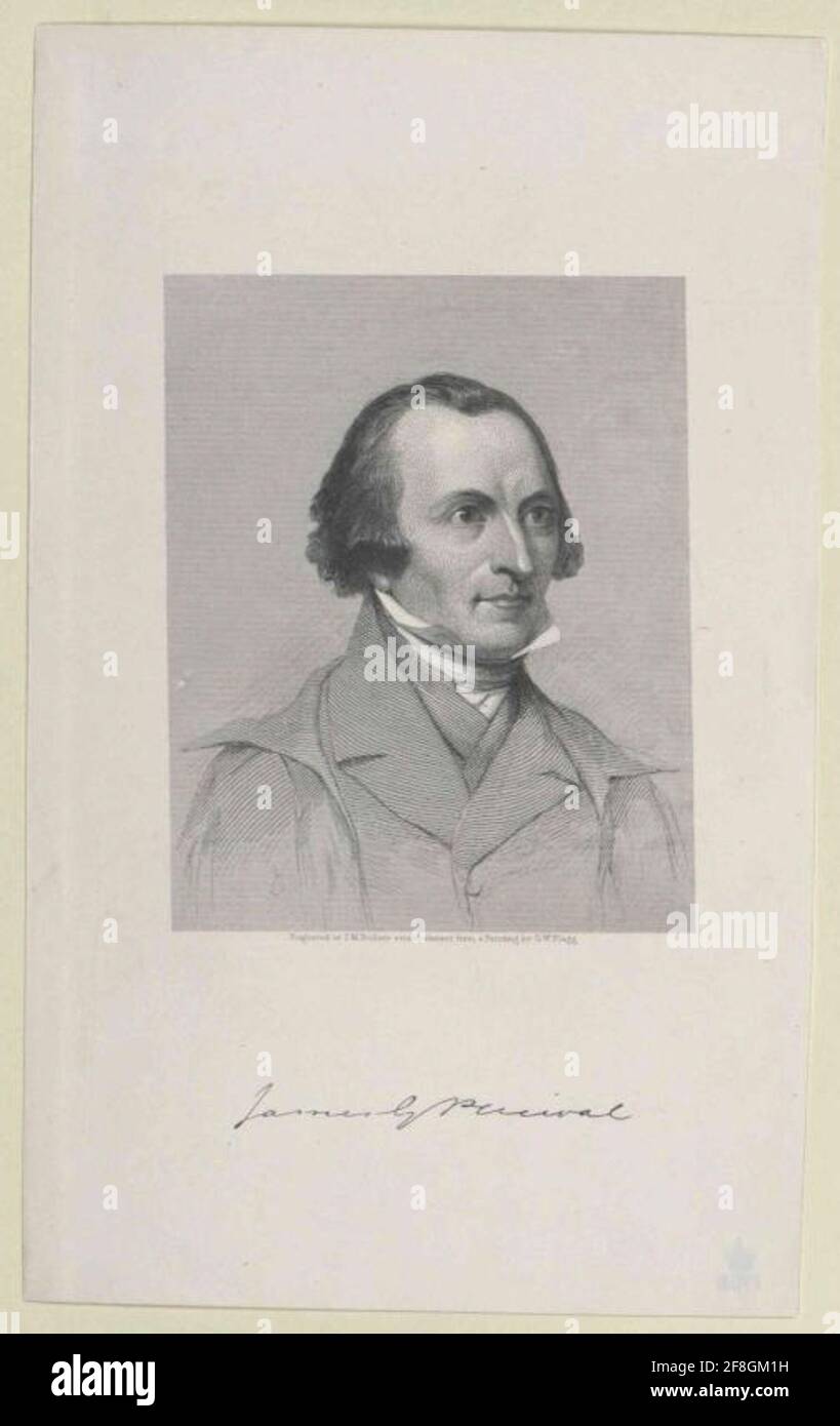 Percival, James Gates Stock Photo - Alamy