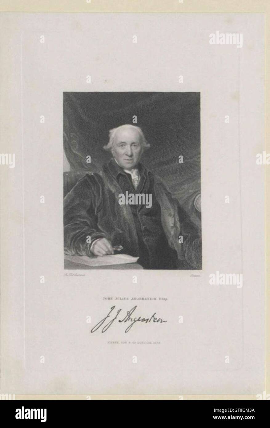Angerstein, John Julius Stock Photo - Alamy
