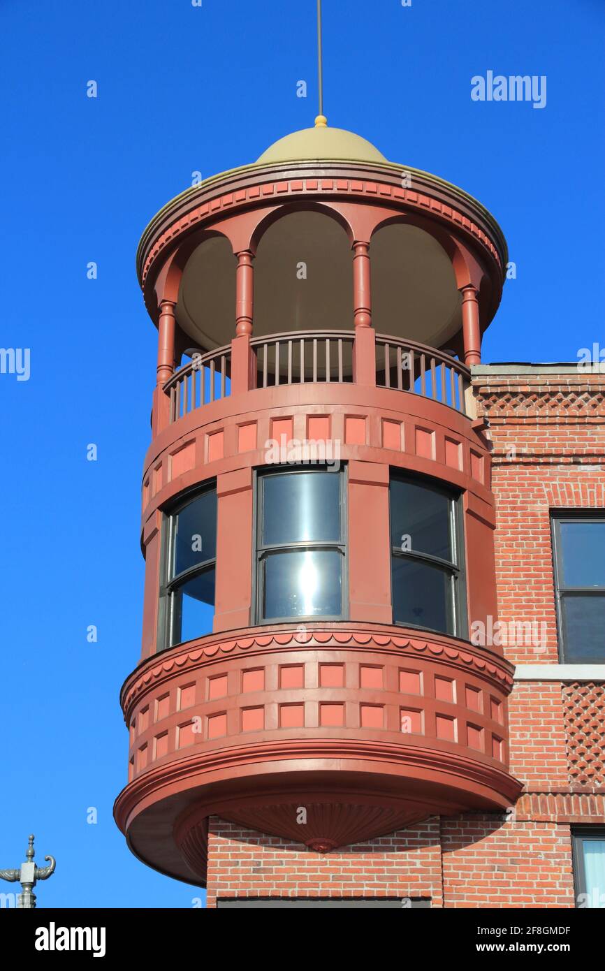 Los Angeles city. Old architecture of Boyle Heights, Los Angeles ...