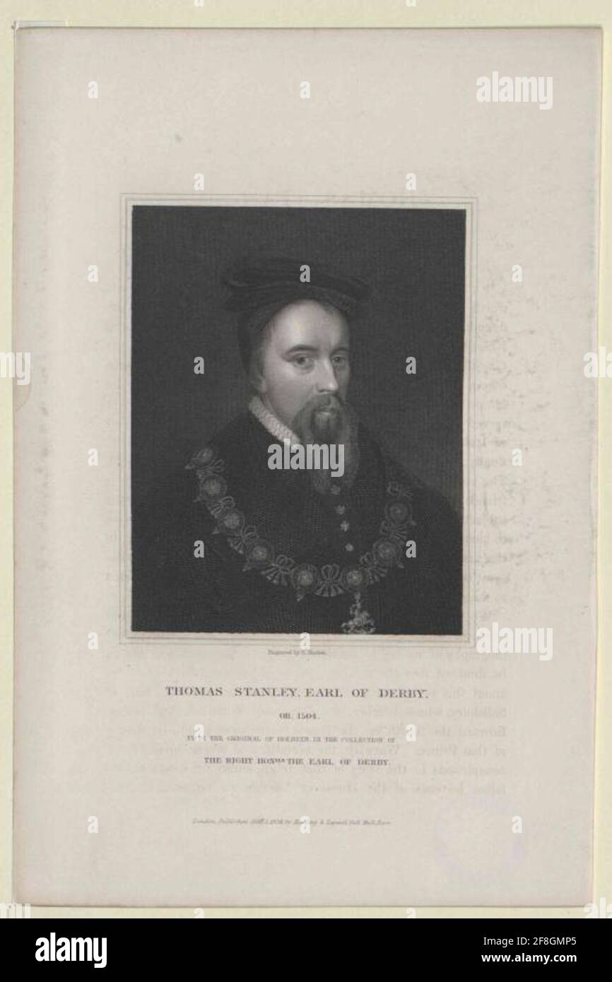 Stanley, Edward Earl of Derby Stock Photo - Alamy