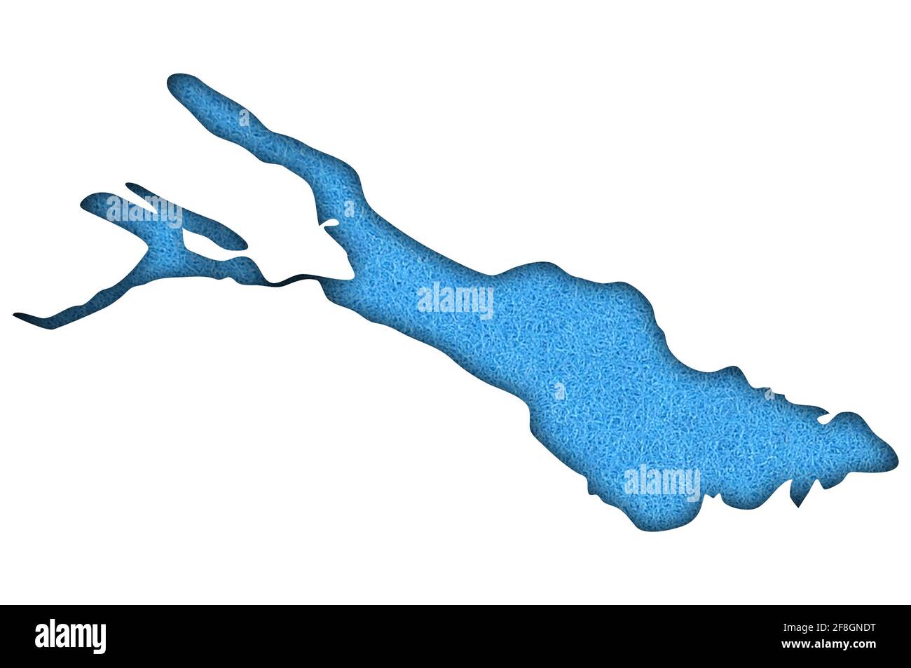 Map of lake constance Cut Out Stock Images & Pictures - Alamy