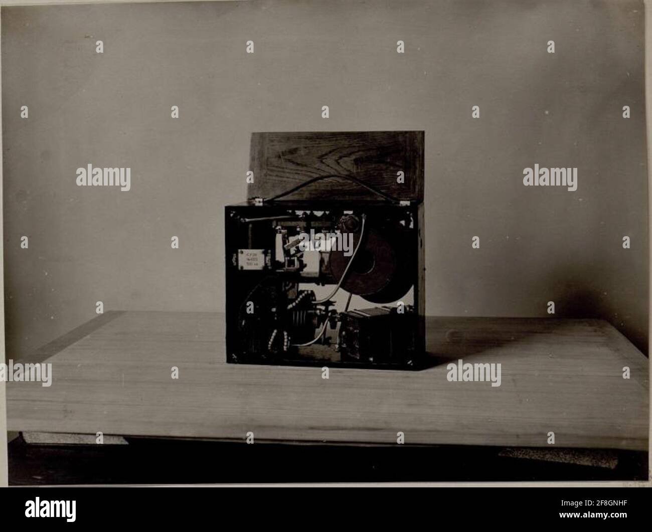 Send and reception boxes of the smallest field spark ward Stock Photo ...