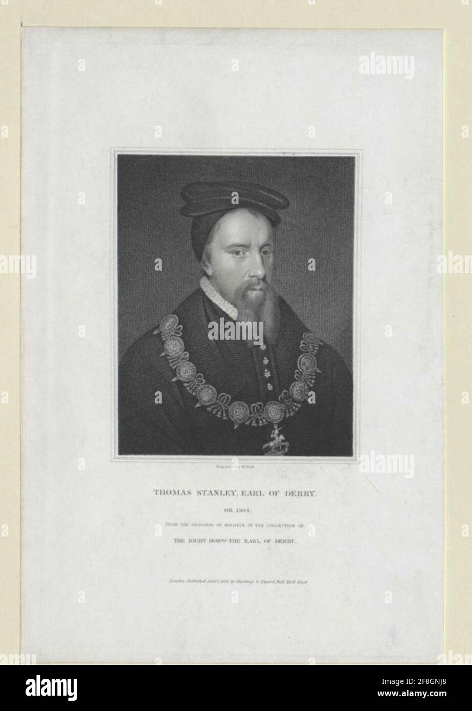 Stanley, Edward Earl of Derby Stock Photo - Alamy