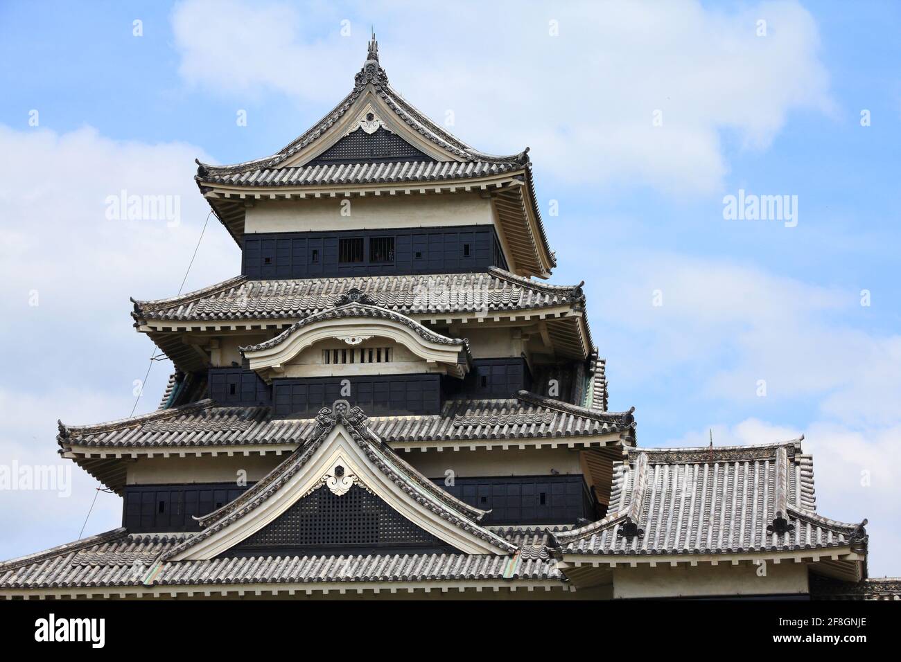 Japanese architecture. Landmarks of Japan - Matsumoto Castle. National ...