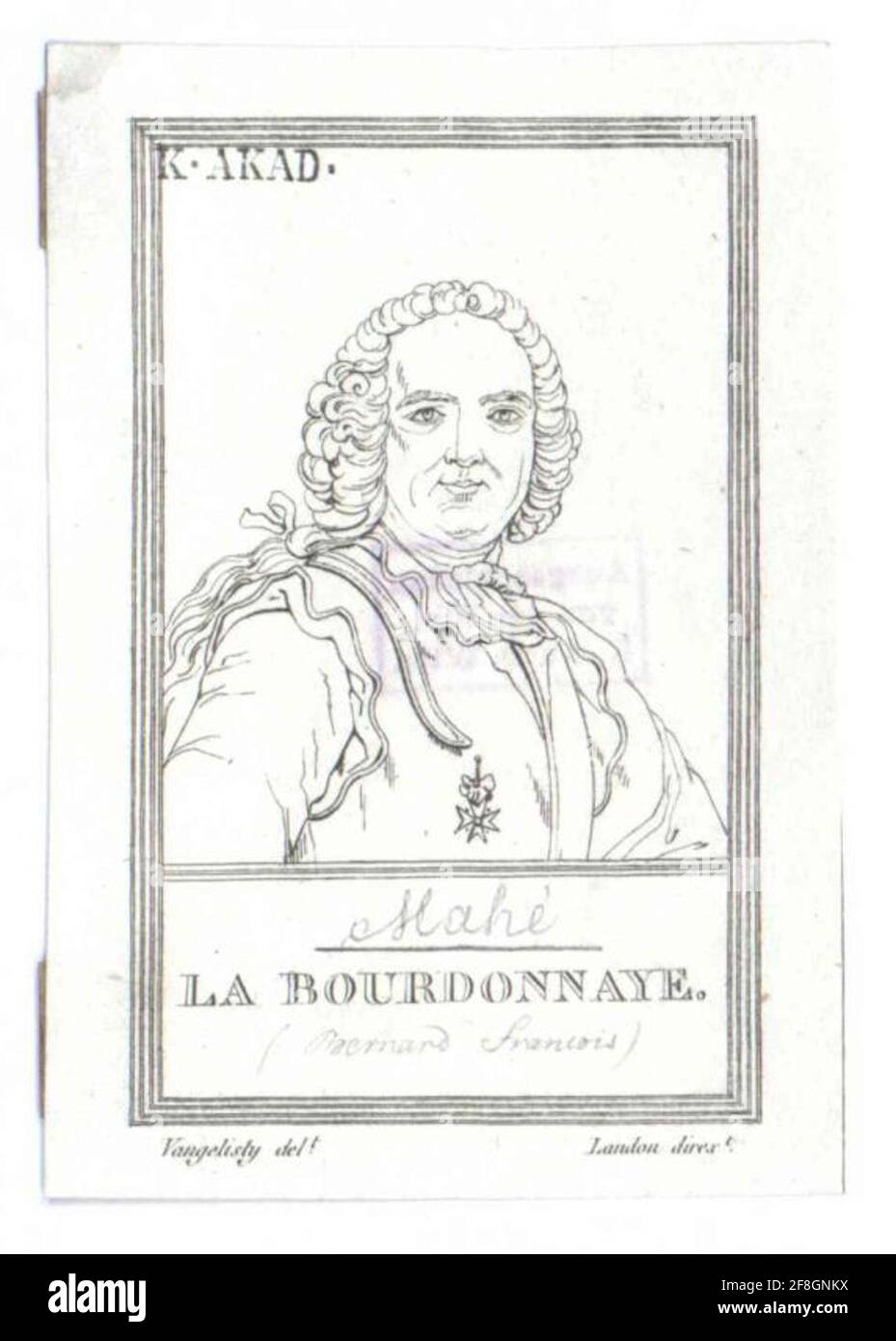 Mahé de la Bourdonnais, Bertrand François Stock Photo - Alamy