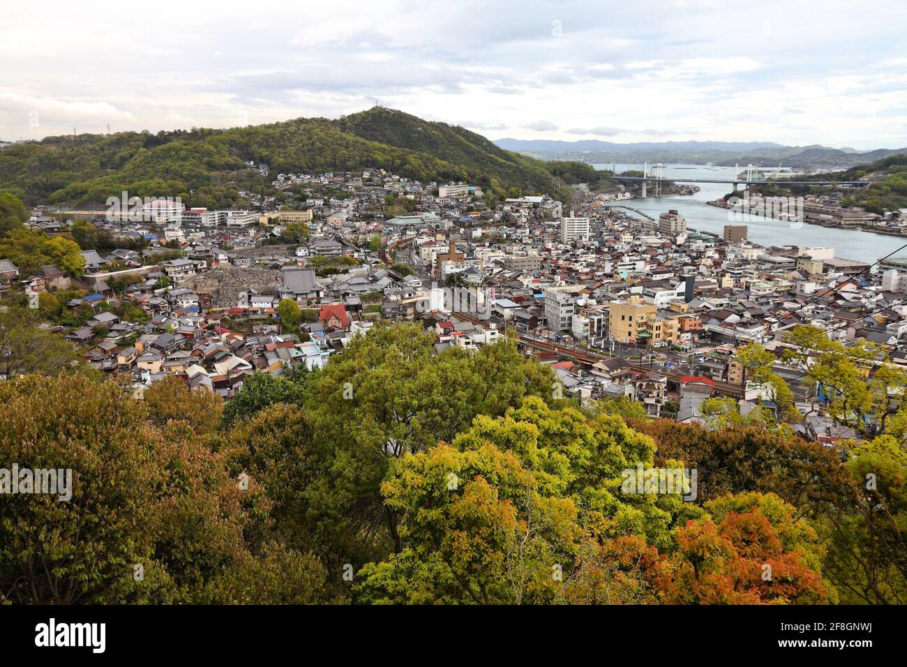 Onomichi, Japan. Cityscape of Onomichi in the Japanese region of ...