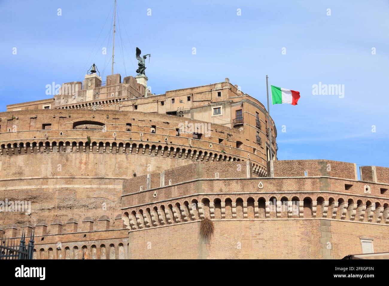 Italy rome city flag hi-res stock photography and images - Alamy