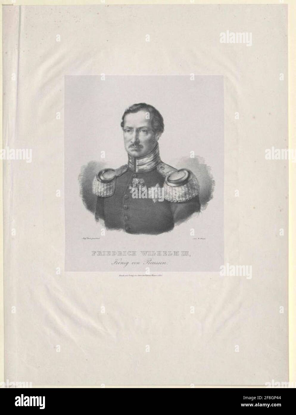 Friedrich Wilhelm III., King of Prussia Stock Photo - Alamy