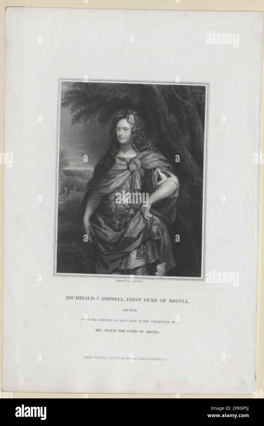 Campbell, Archibald Duke of Argyll Stock Photo - Alamy