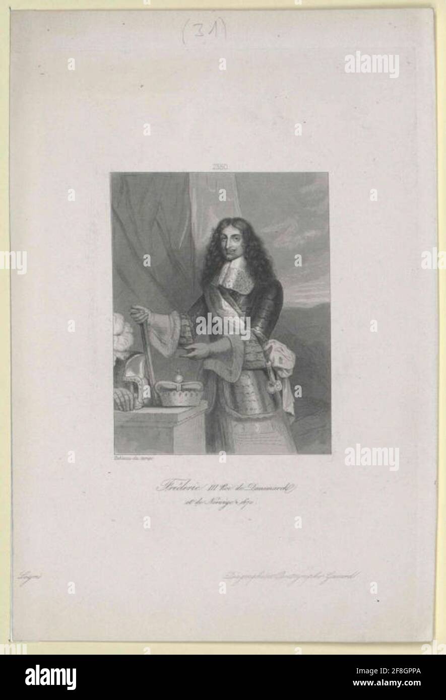 Frederick III., King of Denmark Stock Photo - Alamy