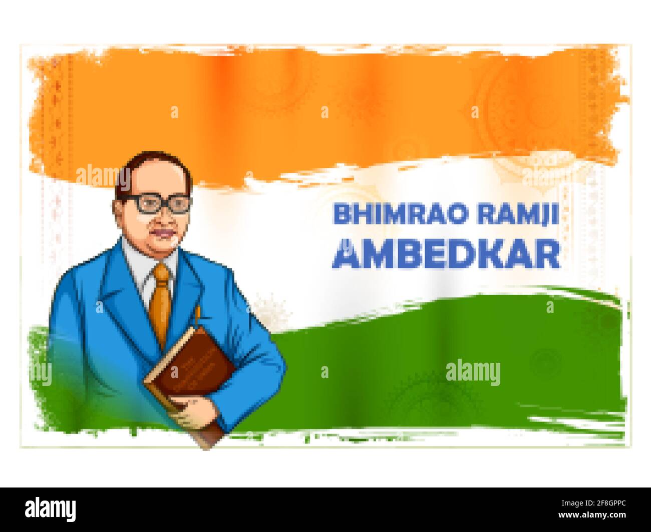 Dr B R Ambedkar Indian Flag High Resolution Stock Photography and ...