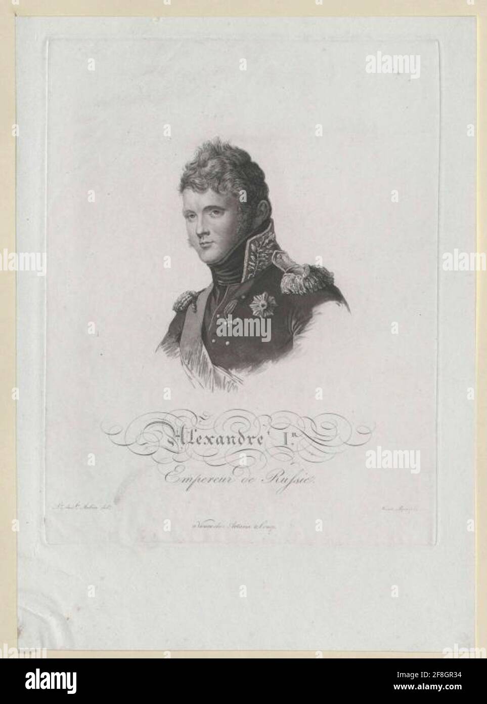 Alexander I, Kaiser of Russia Stock Photo - Alamy