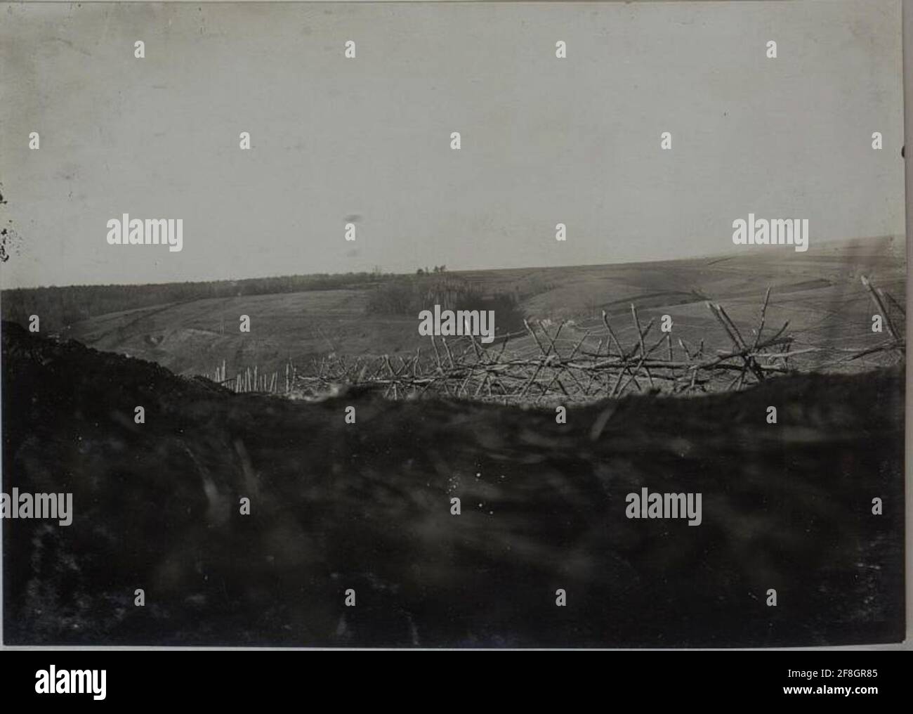 Enemy position, taken from the position at Infantry Regiment No. 1 ...