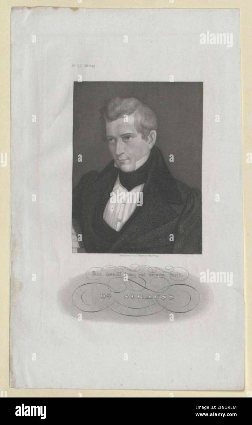 David friedrich strauss hi-res stock photography and images - Alamy