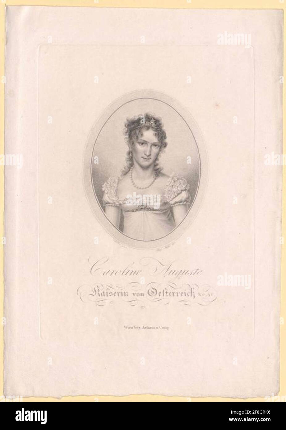 Karoline, Princess of Bavaria (1792-1873 Stock Photo - Alamy