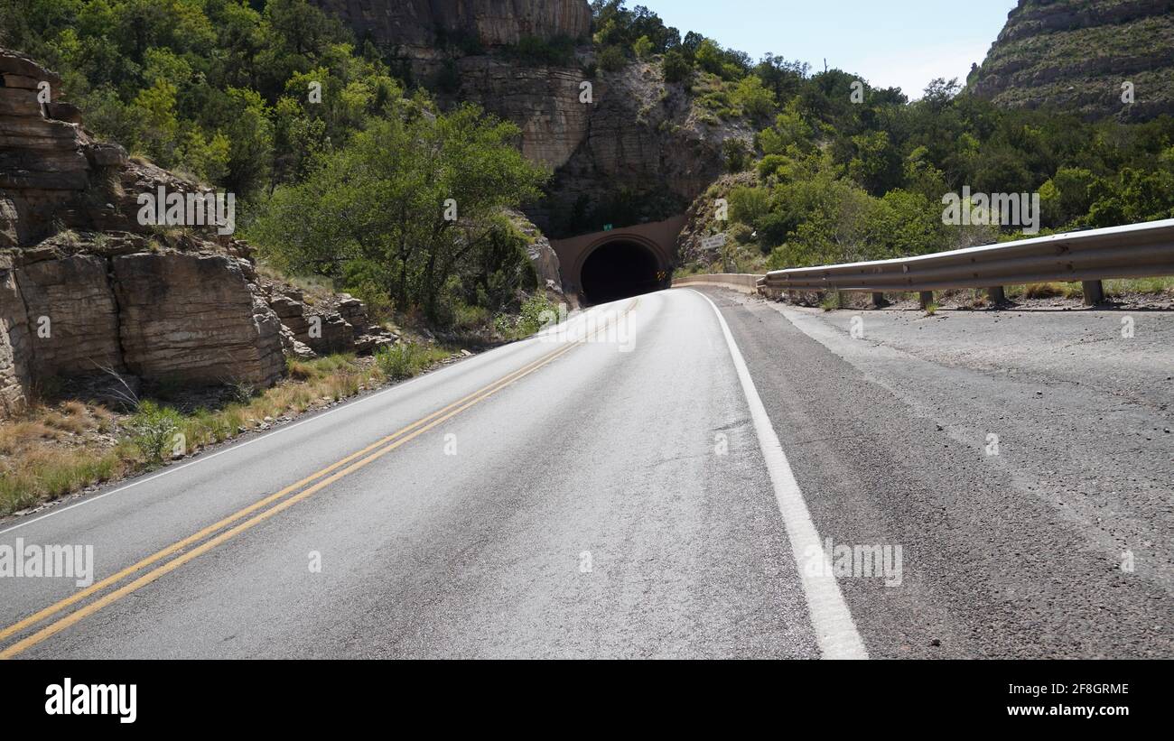New Mexico Mountains Roads Stock Photo - Alamy
