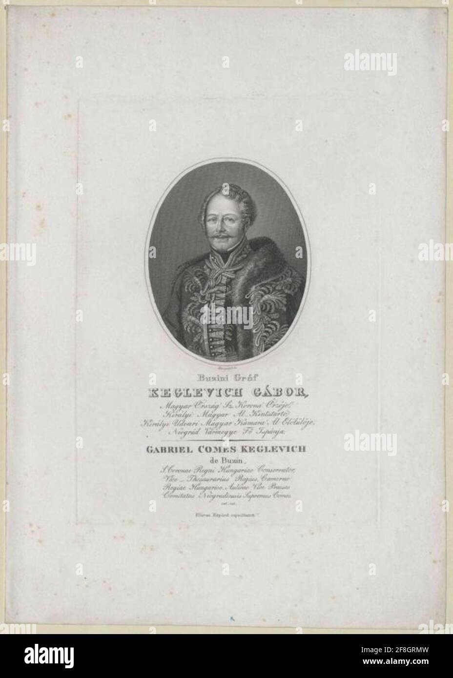 Keglevich of Buzin, Gábor Graf Stock Photo - Alamy