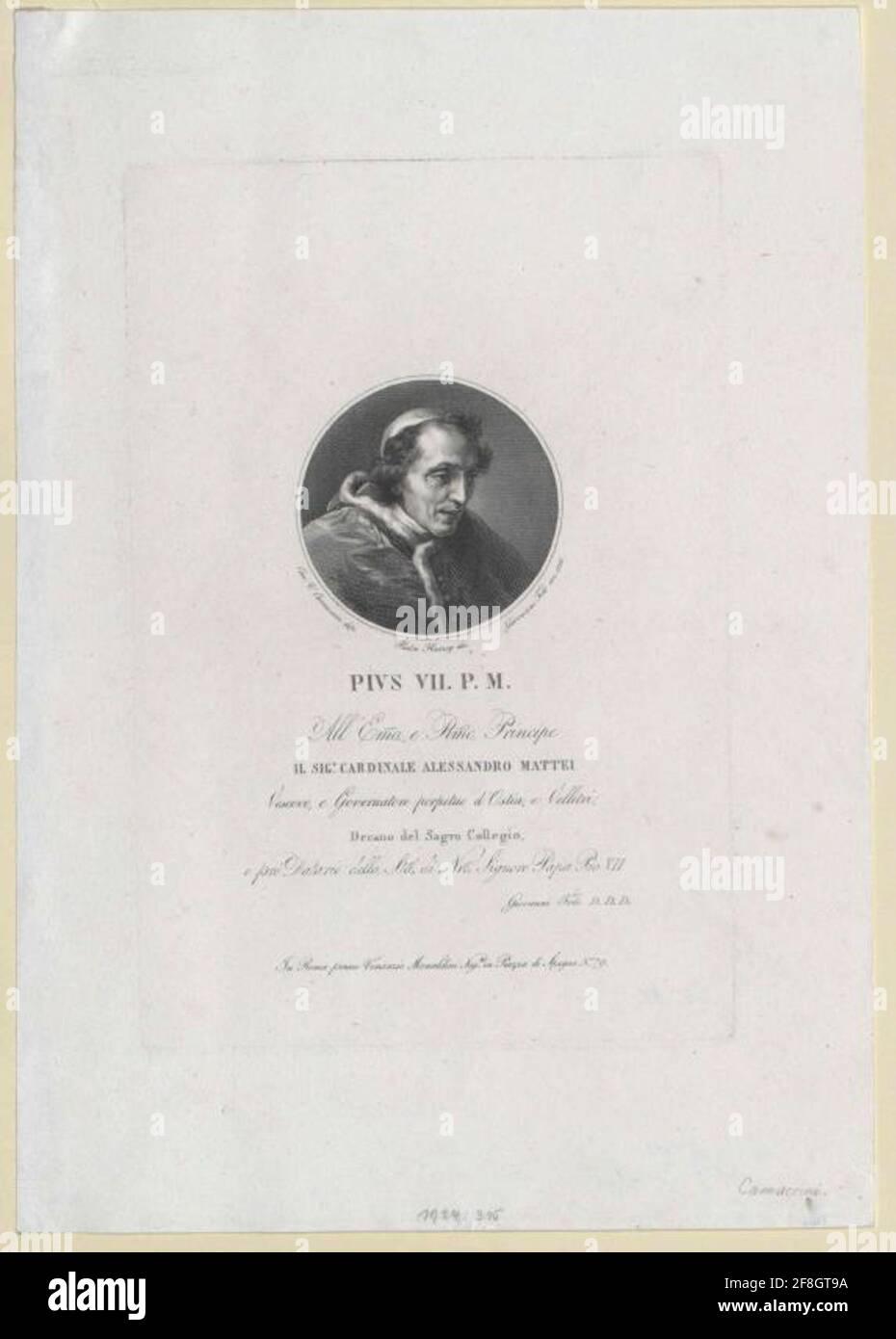 Pius VII., Pope Stock Photo - Alamy